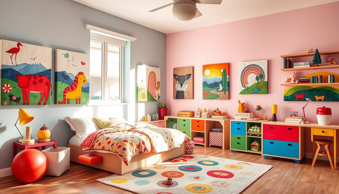 Kreativne ideje za zidove u dečijoj sobi - Kako canvas slike mogu ...